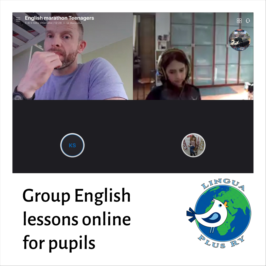 Group English lessons online for pupils – Lingua Plus Ry